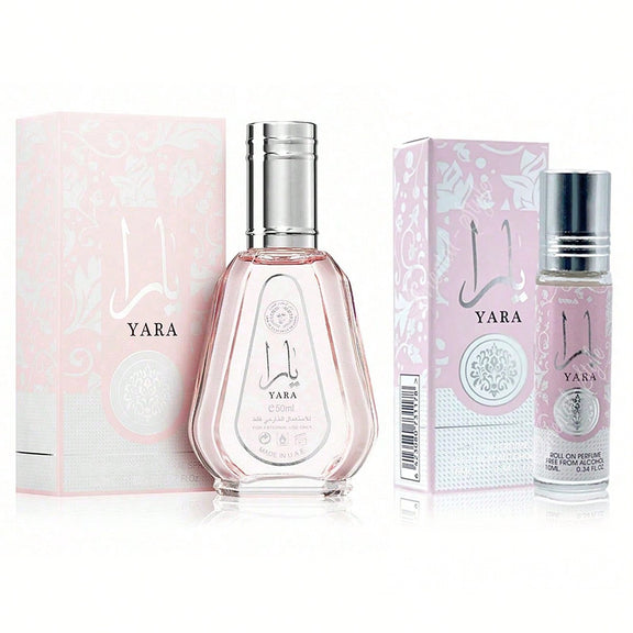 Lattafa - Yara 50ml Eau de parfum femme & Roll on Musc Yara 10ml – APRIZO