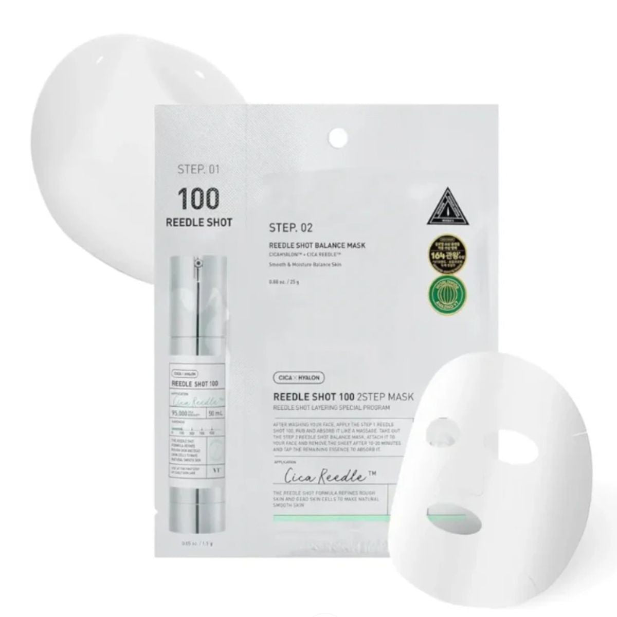 Reedle Shot 100 2Step Mask 1.5g+25g Masque visage – APRIZO
