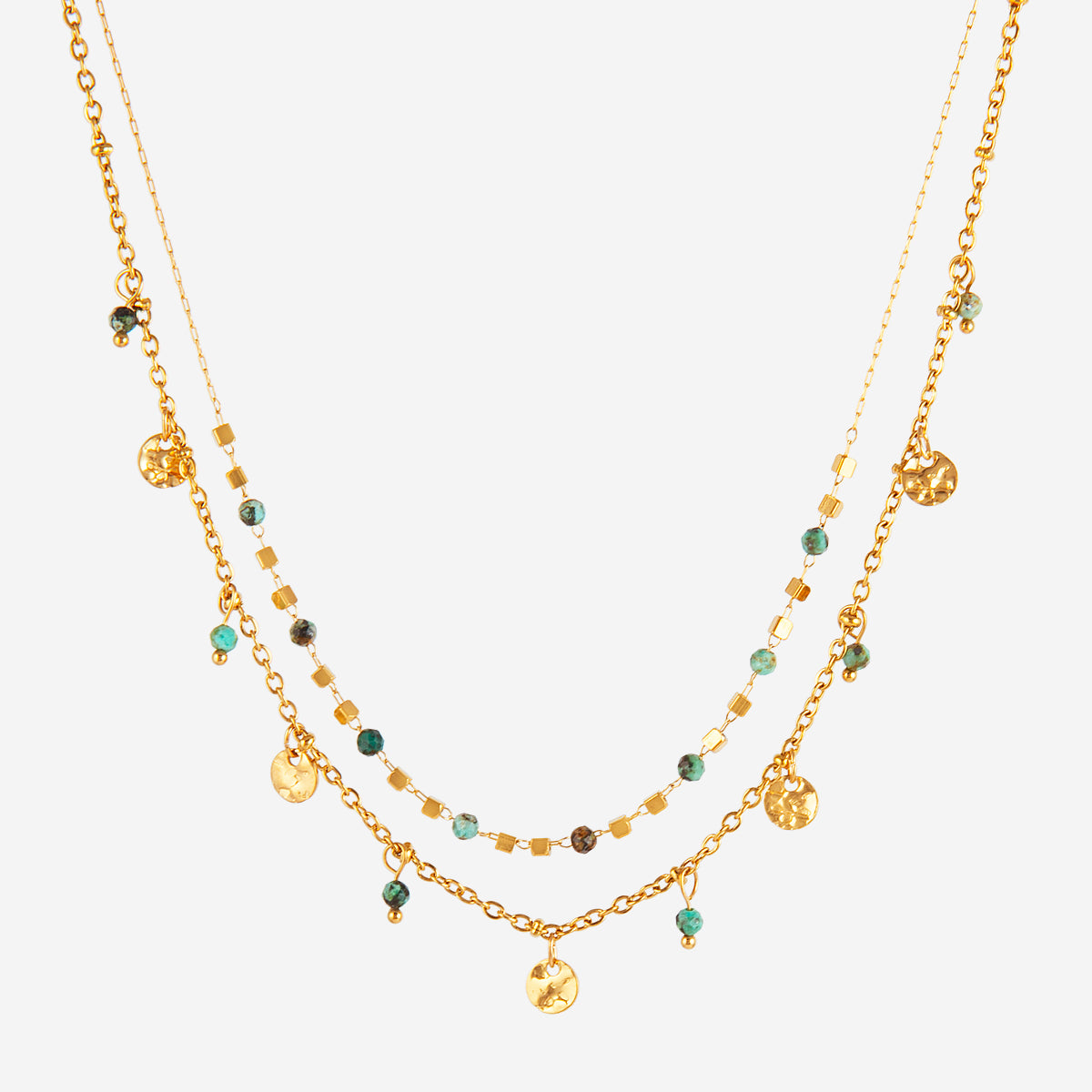 Collier Double Rang Pierre – APRIZO