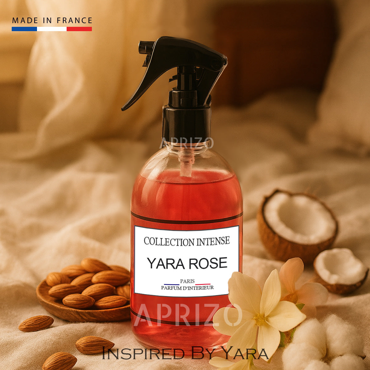 Yara Rose 250ml Parfum d'intérieur et textile – APRIZO