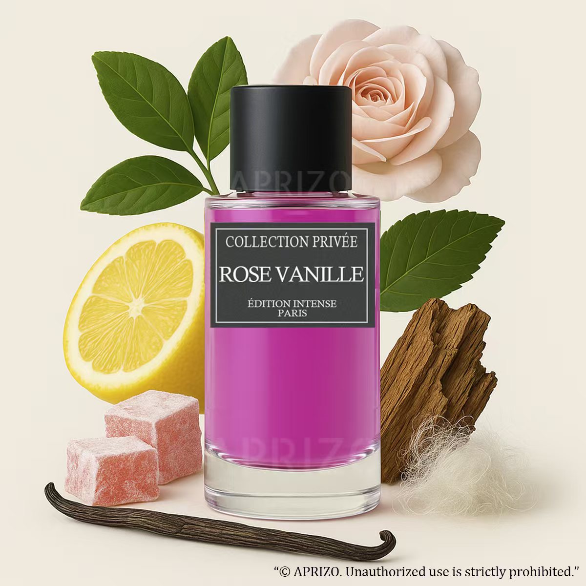Rose Vanille 50ml parfum unisexe – APRIZO